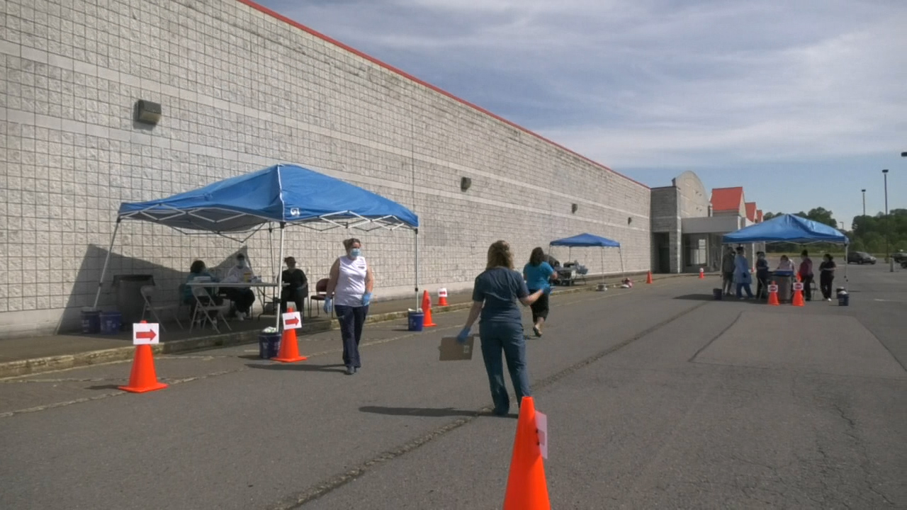 New River Health tests around 90 people on their first day of community ...