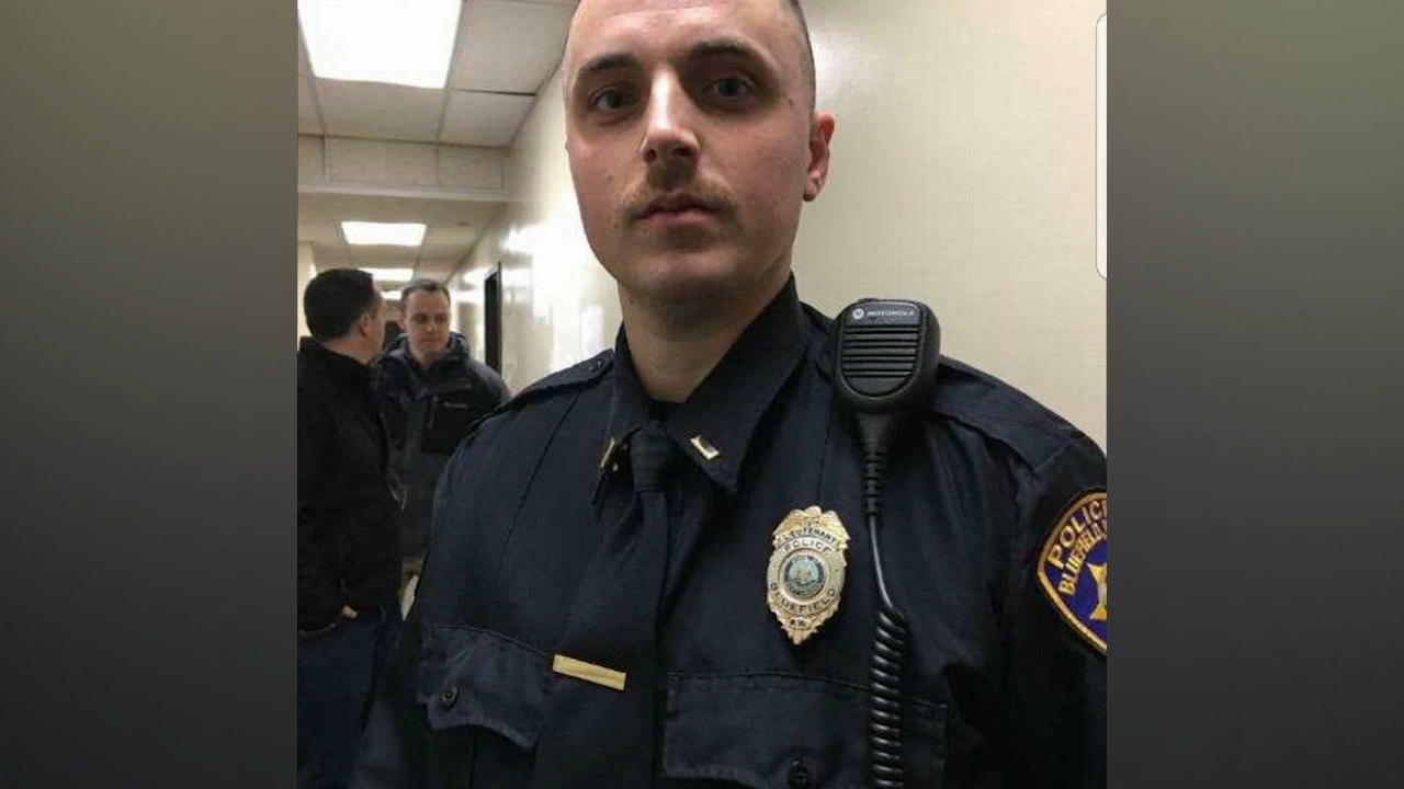 Organization honors fallen LEO with memorial bench - WOAY-TV