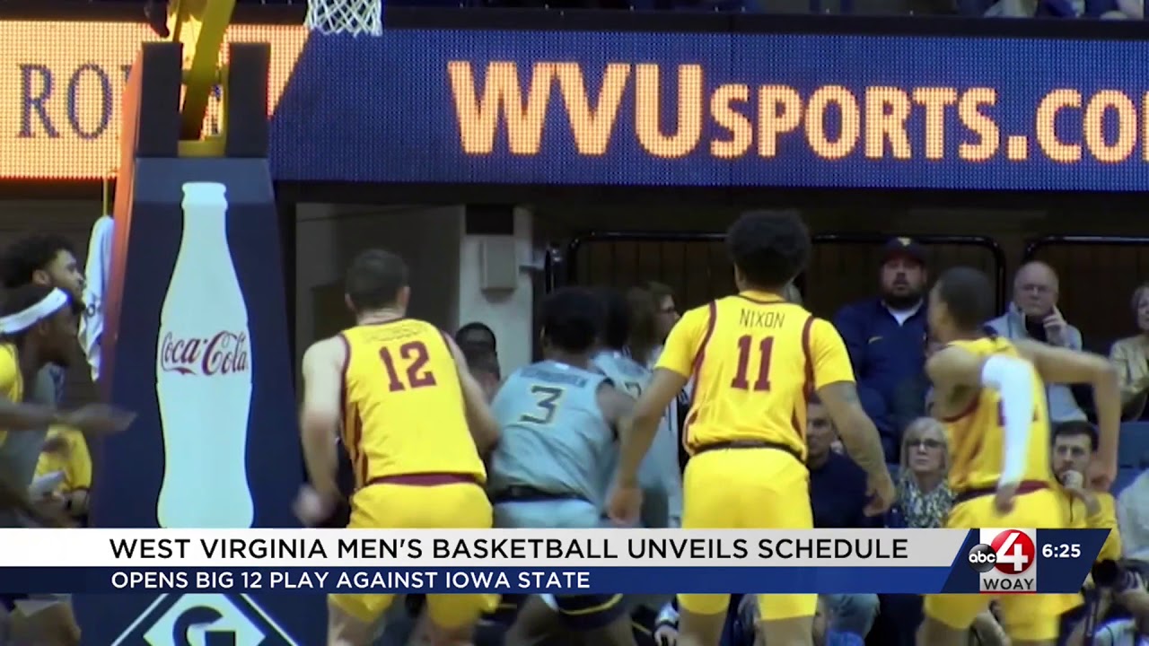 West Virginia men's basketball announces Big 12 schedule - WOAY-TV