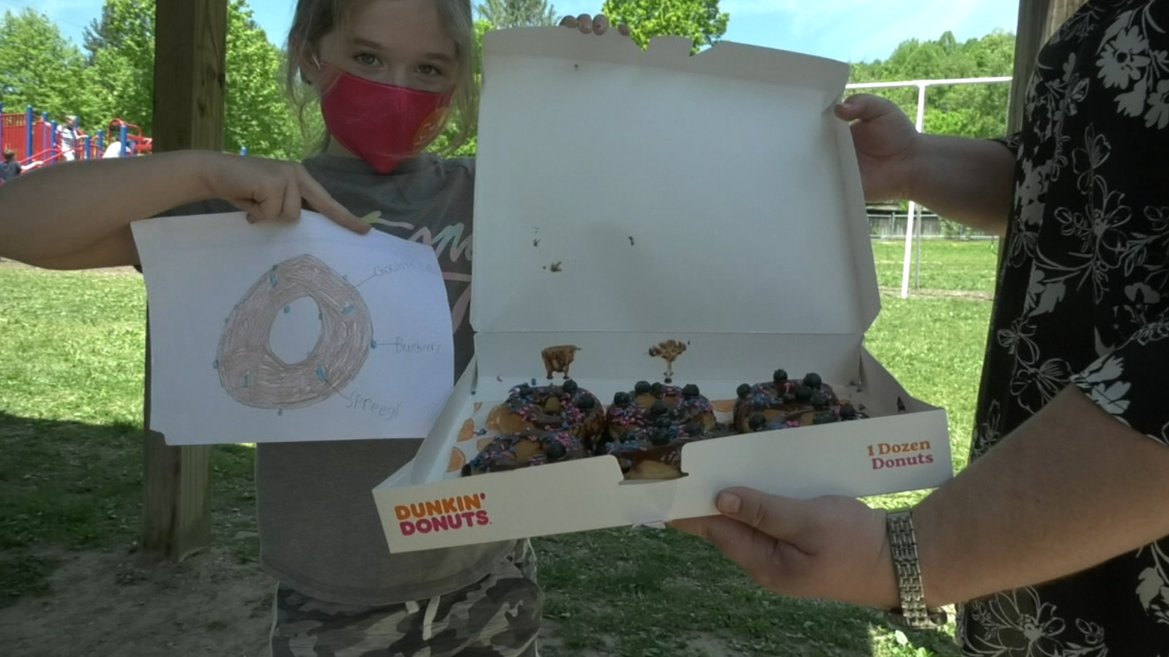 Elementary school pairs with Dunkin Donuts for sweet learning opportunity