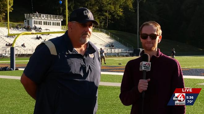 Interview With Greenbrier West Head Football Coach Kelly Vaughan - WOAY-TV