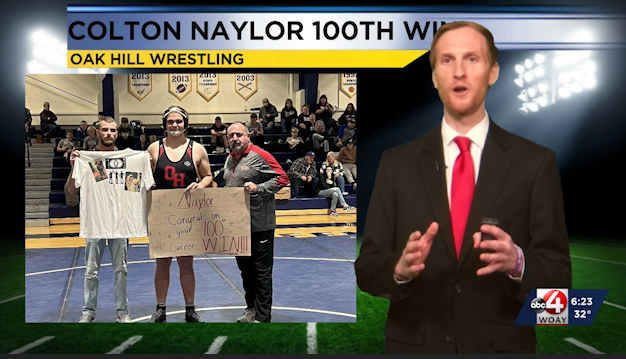 Interview with Oak Hill Wrestler Colton Naylor - WOAY-TV