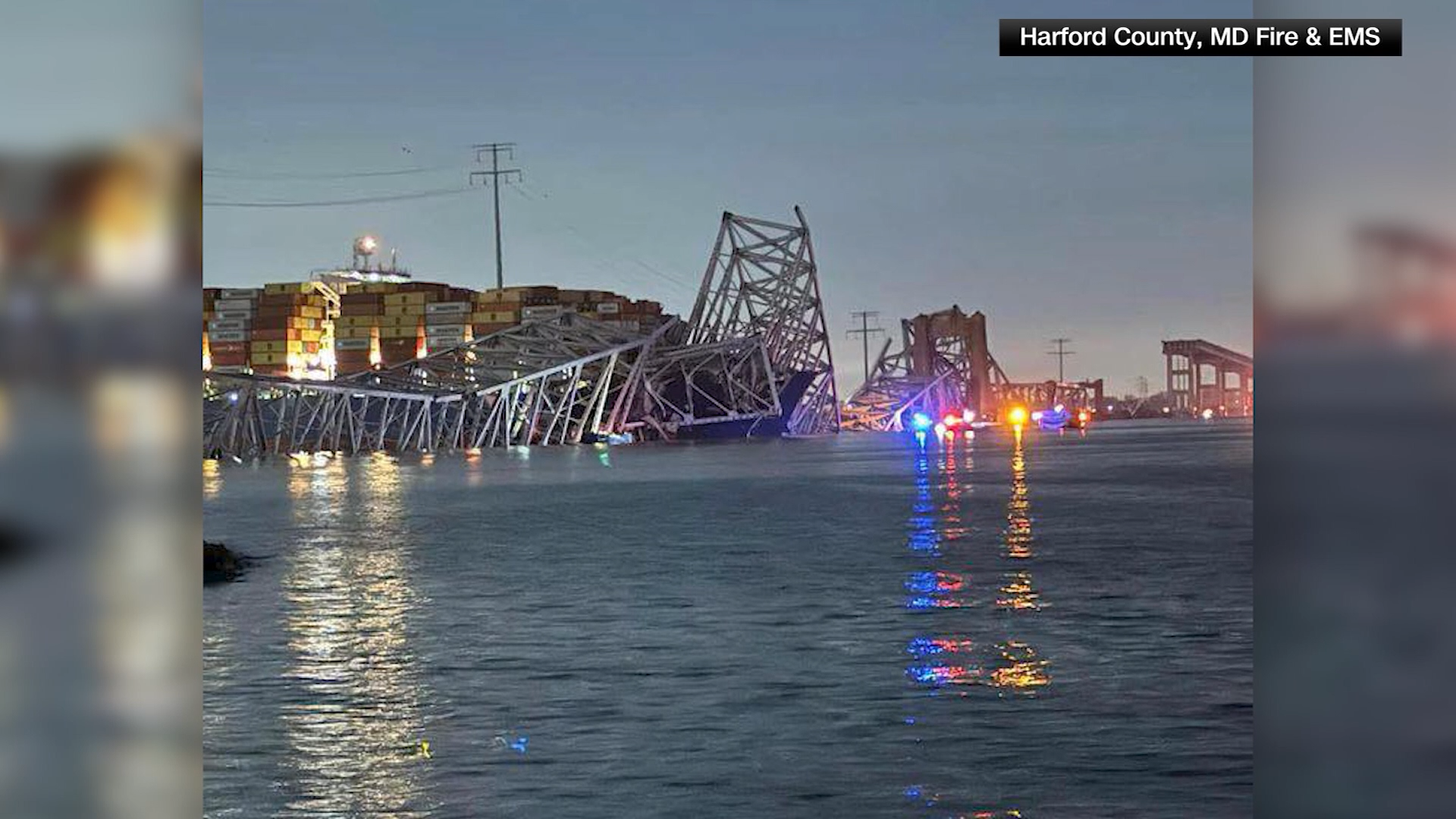 Baltimore’s Francis Scott Key bridge collapses following crash - WOAY-TV
