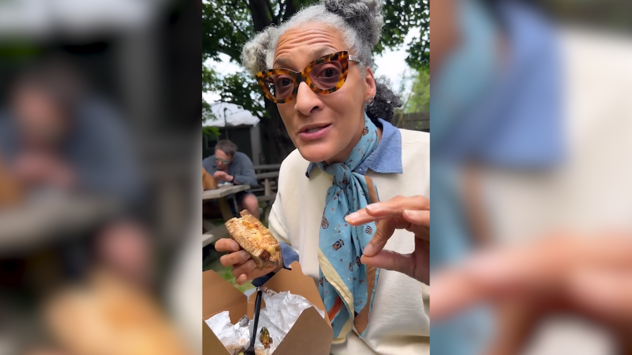 Celebrity Chef Carla Hall stops by Fayetteville’s Secret Sandwich ...