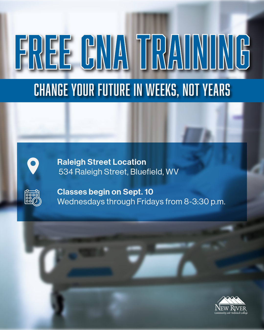 New River Community and Technical College enrolling students for free ...
