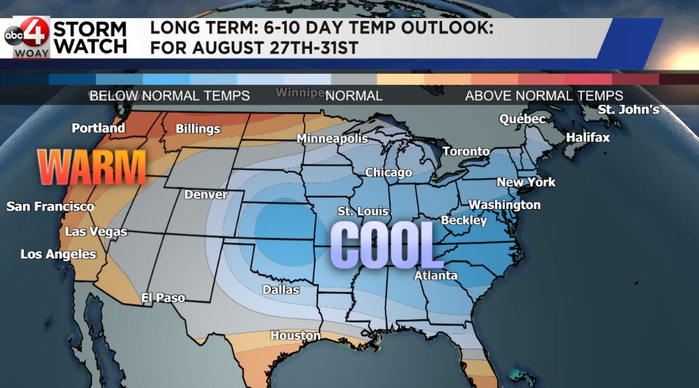 Cool and comfortable with mild breezes on Monday - WOAY-TV