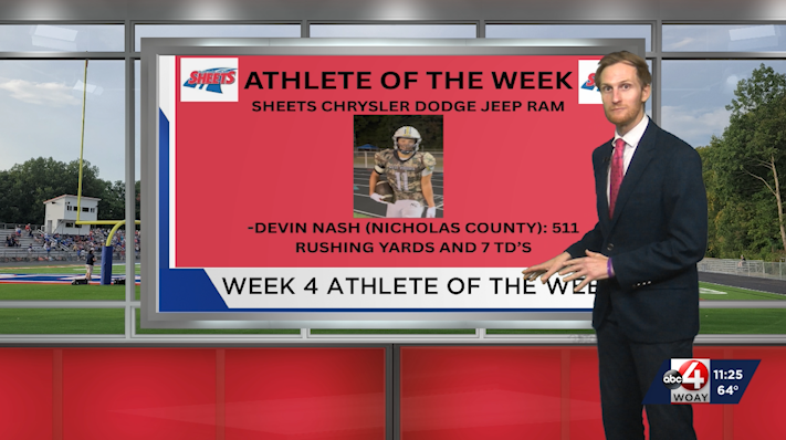 Week 4 Athlete of the Week: Devin Nash of Nicholas County - WOAY-TV