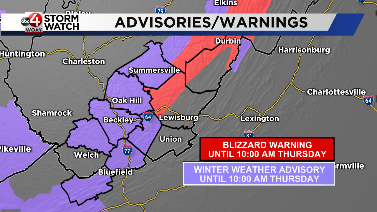 UPDATE: Winter storm continues to affect the region - WOAY-TV