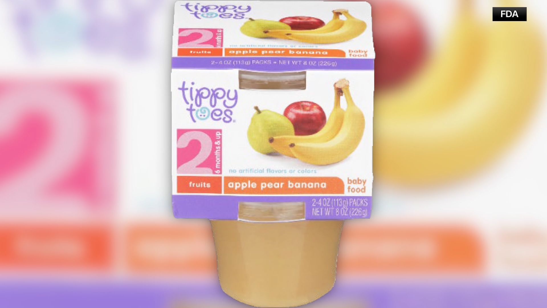 Initiative Foods recalls one lot of “Tippy Toes” brand puree due to ...