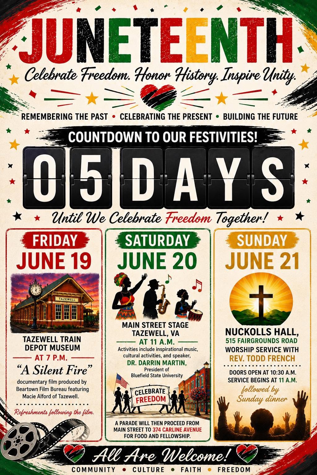Town of Tazewell celebrating Juneteenth holiday all weekend long ...